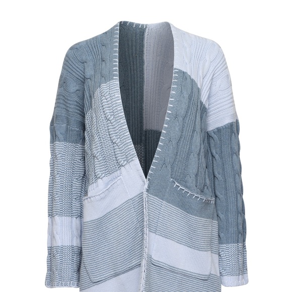 Kerri Rosenthal | Sweaters | Kerri Rosenthal Blankie Chambray Cardigan ...